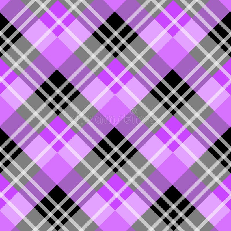 Vector Purple Tartan Plaid Pattern for Background Eps10 Stock ...