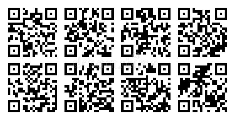 Vector QR code stock vector. Illustration of abstract - 258107350