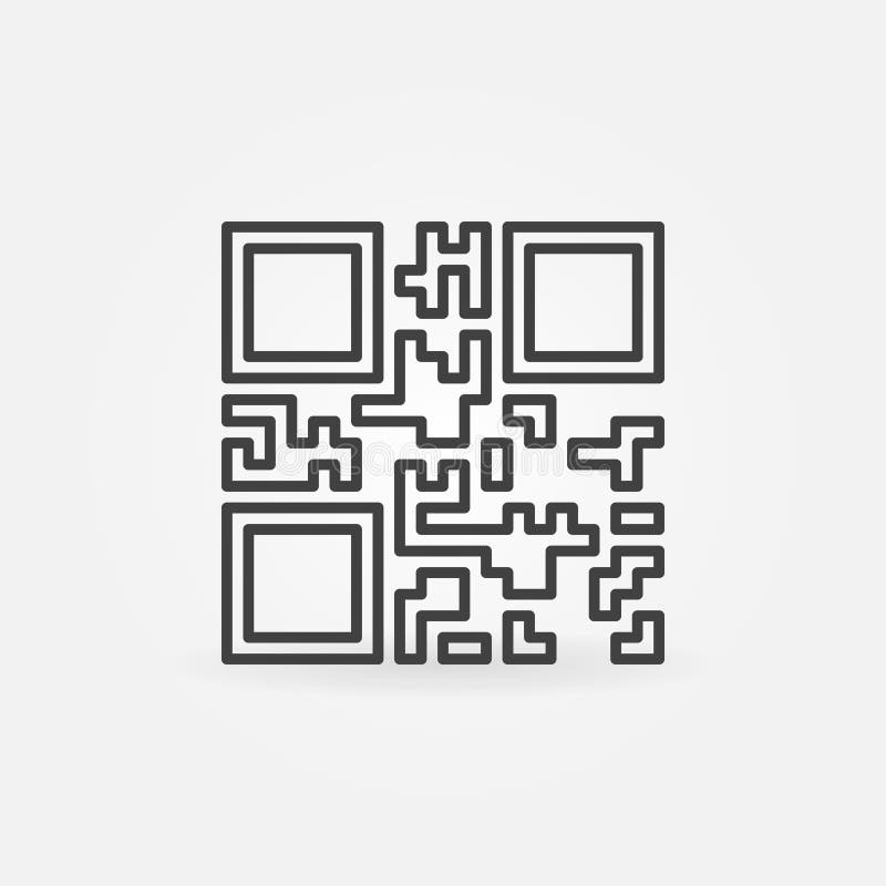 Thin Icon Qr Code Stock Illustrations – 965 Thin Icon Qr Code Stock ...