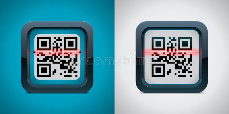 Vector QR Code Scanner Icon Stock Vector - Illustration of barcode ...