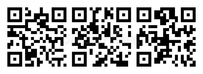 Vector QR code stock vector. Illustration of qrcode - 252330876