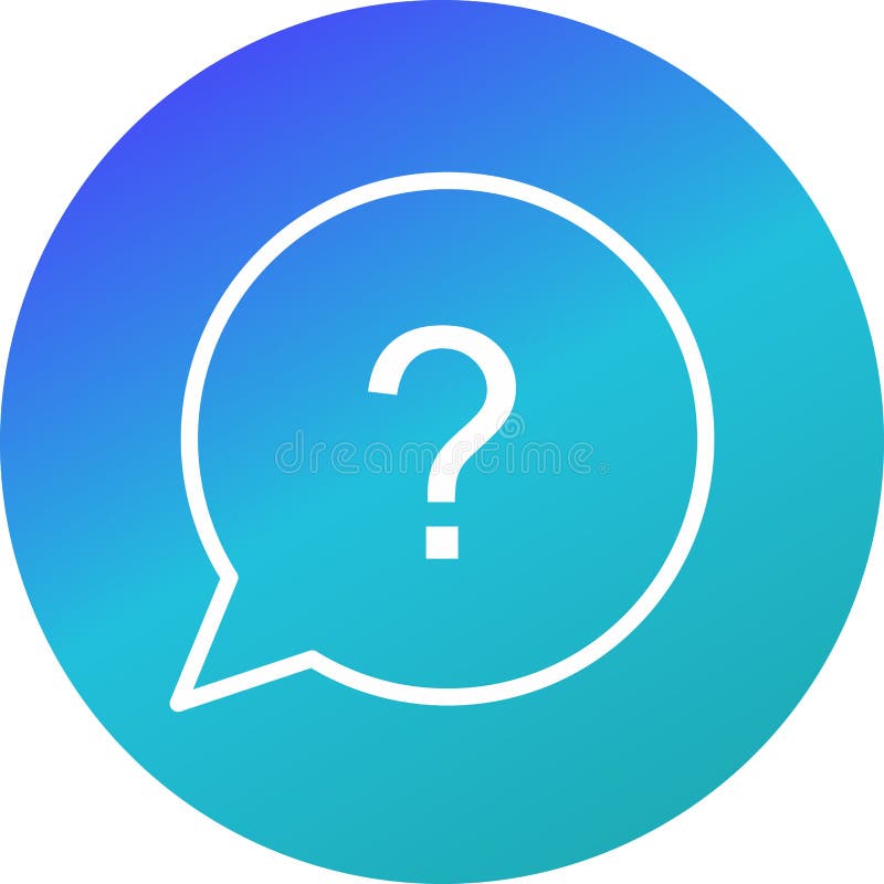 Vector Question Icon for Personal and Commercial Use. Stock ...