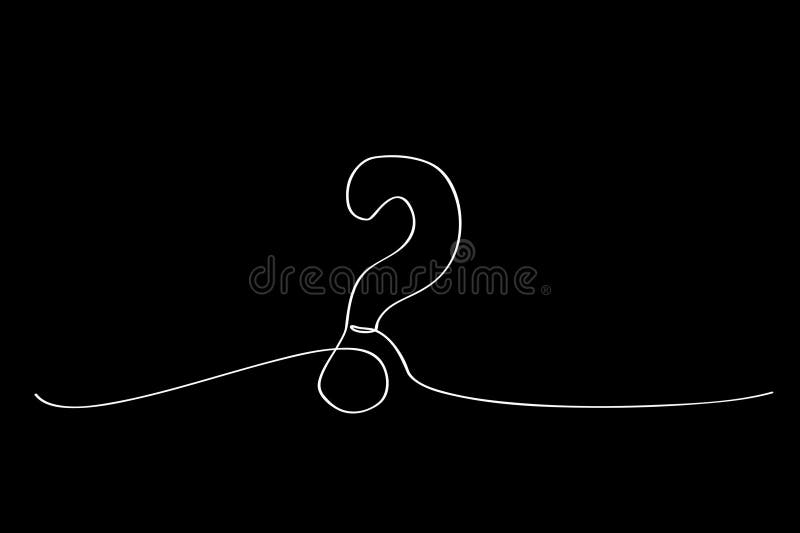 Question Mark Simple Frame Stock Illustrations – 364 Question Mark ...