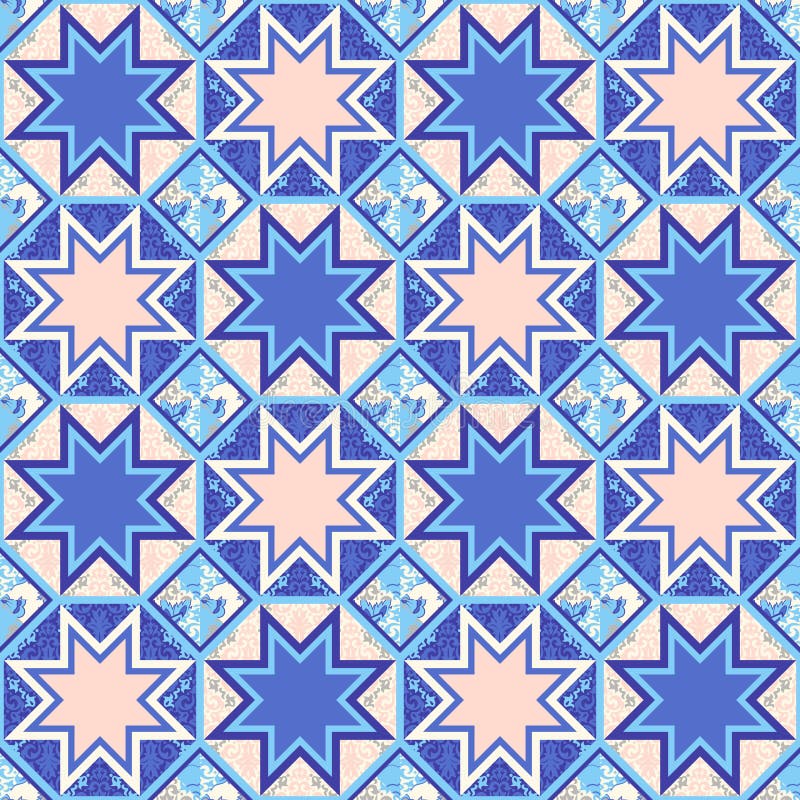 Arabesque Star Pattern stock vector. Illustration of background - 15522457