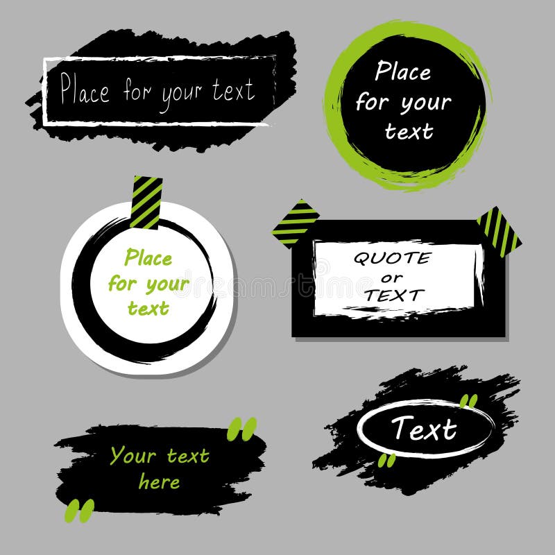 Green Quotation Marks Stock Illustrations – 122 Green Quotation Marks ...