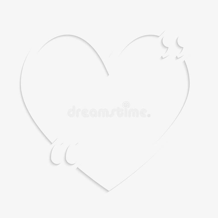 Blank Template Red Quote Heart Bracket Stock Illustrations – 5 Blank ...