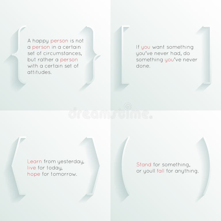Vector quotes and brackets stock vector. Illustration of creative ...