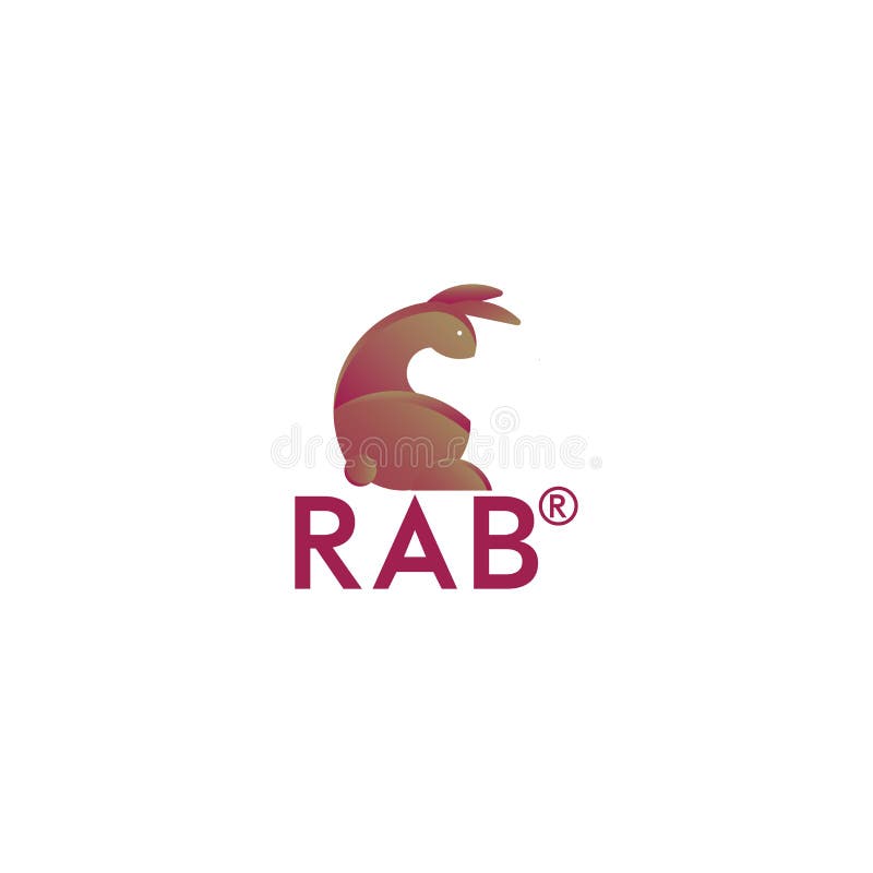Vector rabbit logotype stock vector. Illustration of element - 144569426