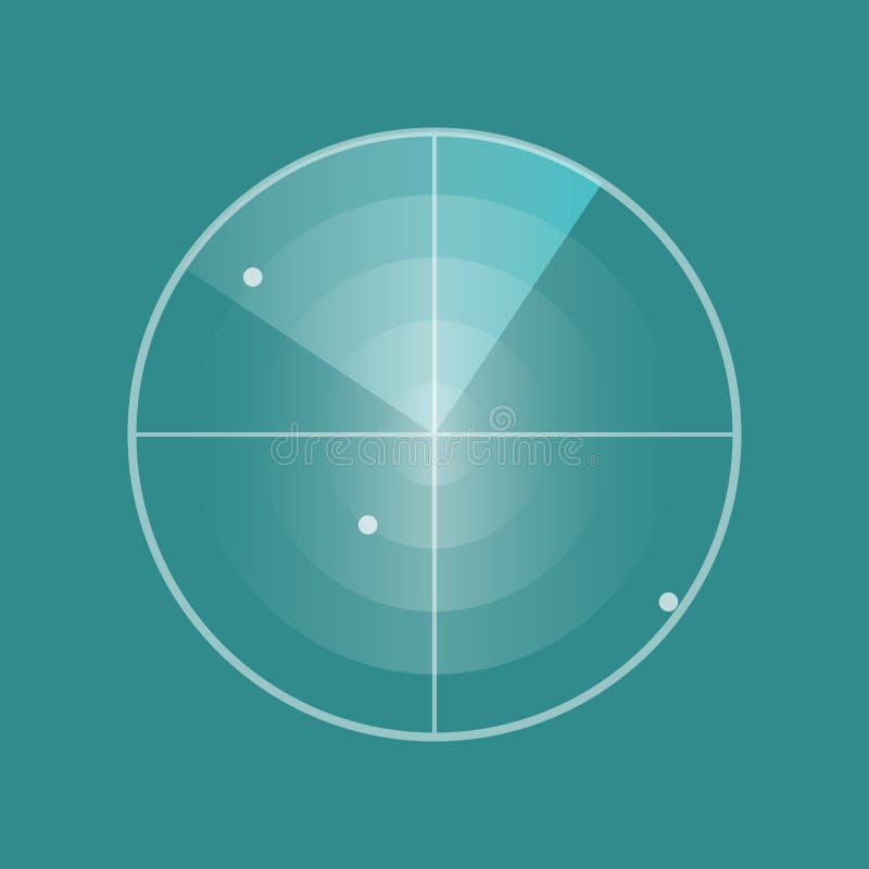 Radar screen icon. stock vector. Illustration of discovery - 144472819
