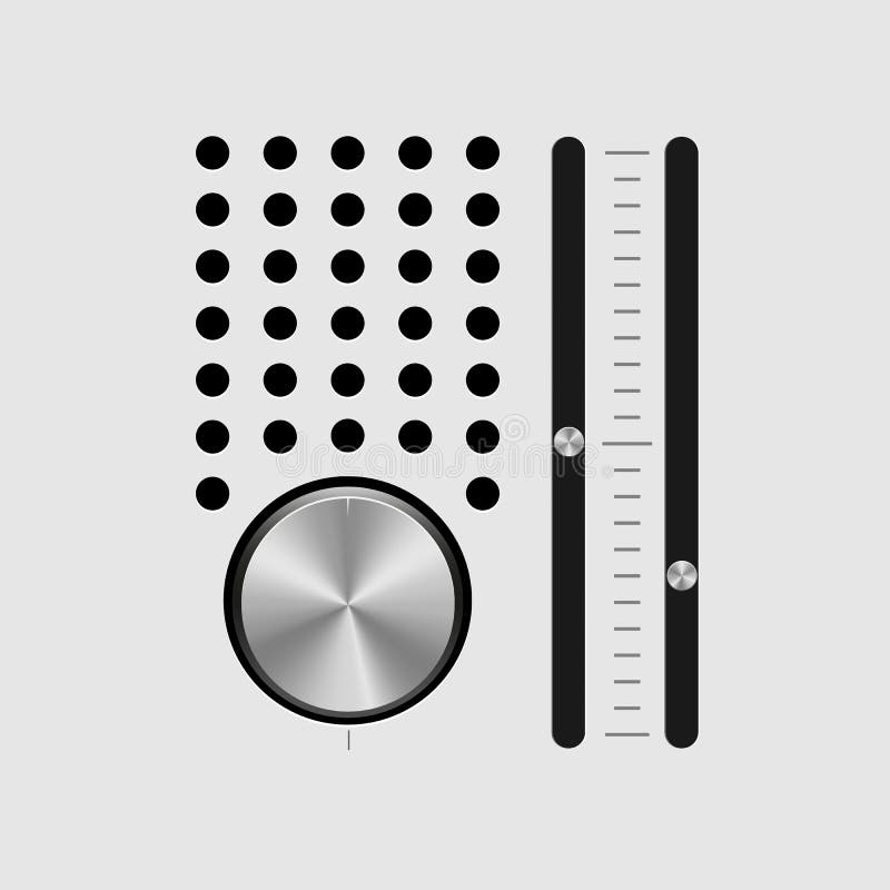 Vector radio apps stock vector. Illustration of boom - 44974976