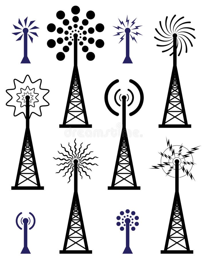 Vector Broadcast Tower Stock Illustrations – 9,221 Vector Broadcast ...