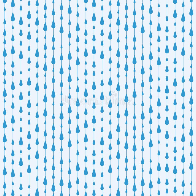 Vector Rain Drops Background Stock Vector - Illustration of falling ...