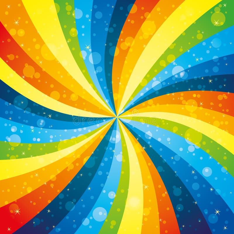 Vector. Rainbow Background. Stock Vector - Illustration of card, banner ...