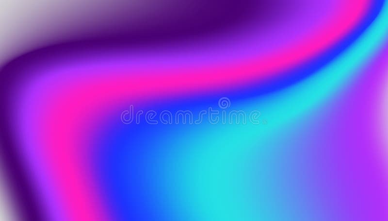 Vector Rainbow Gradient Background. Modern Wavy Neon Wallpaper in Vivid ...