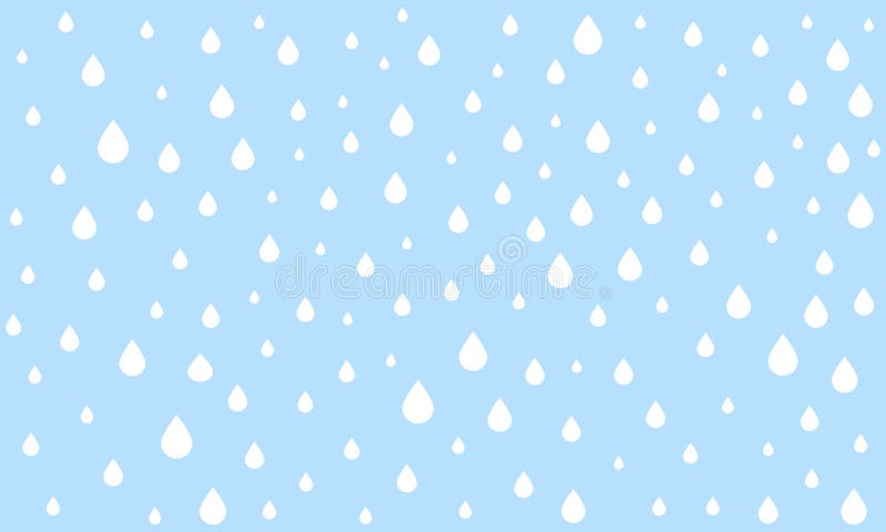 Vector Raindrops with Blue Background for Backdrop Design Stock ...