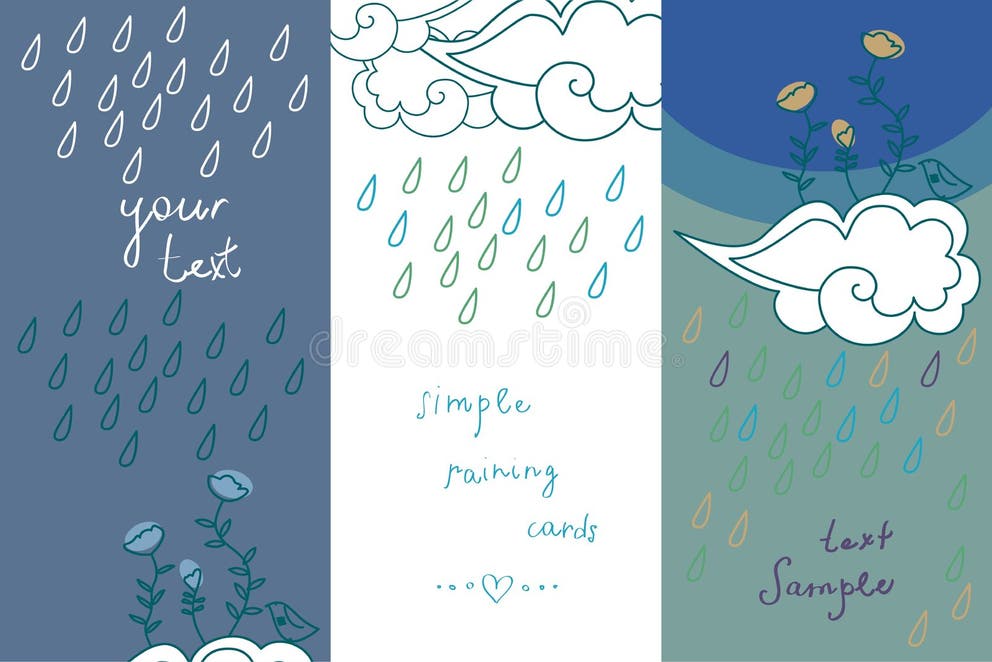 Vector raining cards stock vector. Illustration of pattern - 21760265