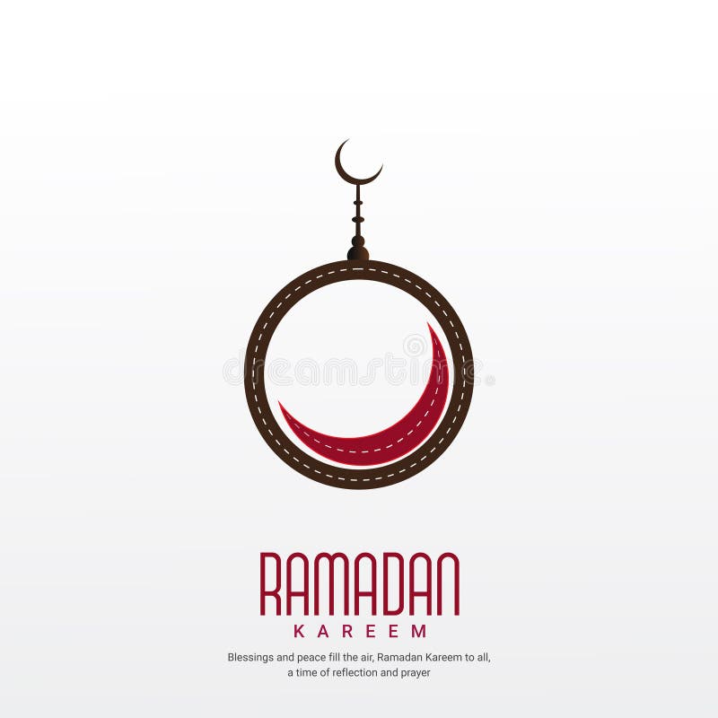 Vector Ramadan Kareem Creative Ads Design and 3d Illustration. Stock ...