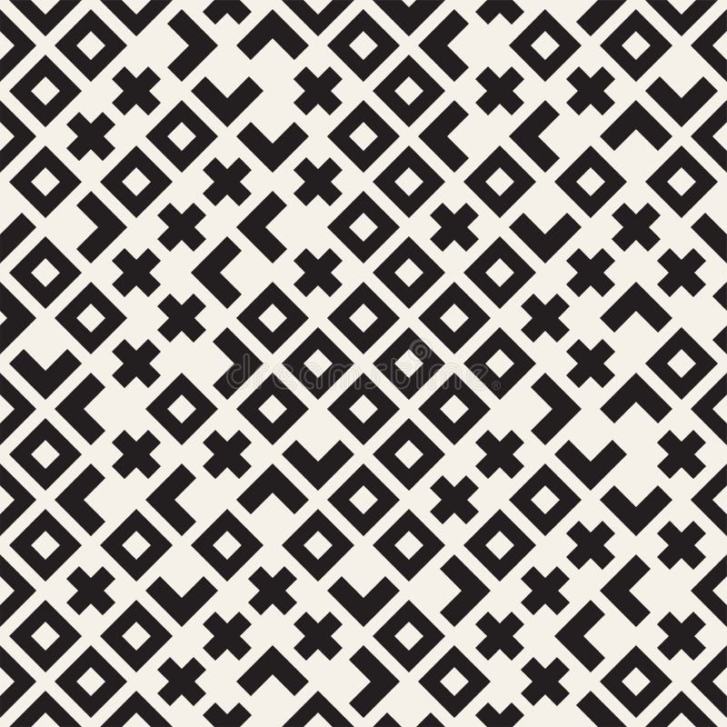 Vector Random Shapes Seamless Pattern. Modern Stylish Irregular Texture ...