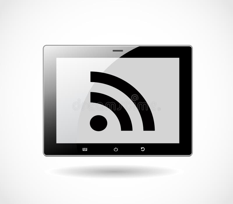 Vector Realista De La Tableta Ilustración del Vector - Ilustración de ...