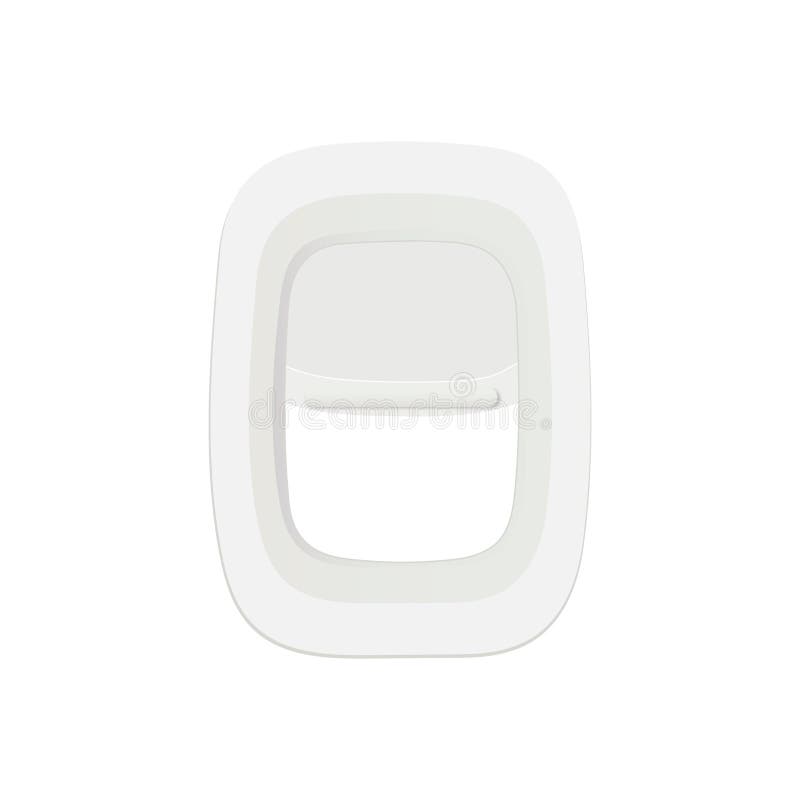 Vector Realistic Airplane Window, Aircraft Illuminator Stock Vector ...