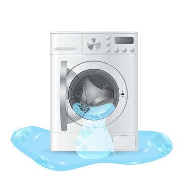 Overflowing Washer Stock Illustrations – 68 Overflowing Washer Stock ...