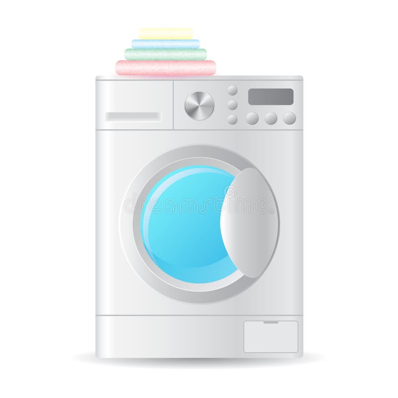 Automatic Gun Front View Isolated. Handgun Vector Illustration Stock ...