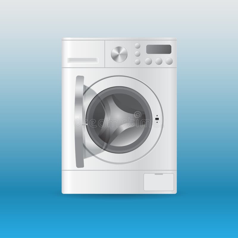 Washing Machine Front Door Open Stock Illustrations – 351 Washing ...