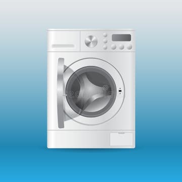 Washing Machine Front Door Open Stock Illustrations – 351 Washing ...