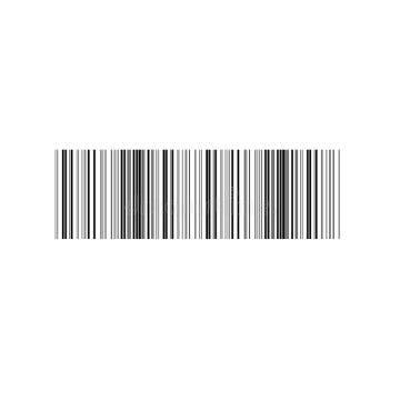 Vector Realistic Barcode Design on White Background Stock Vector ...