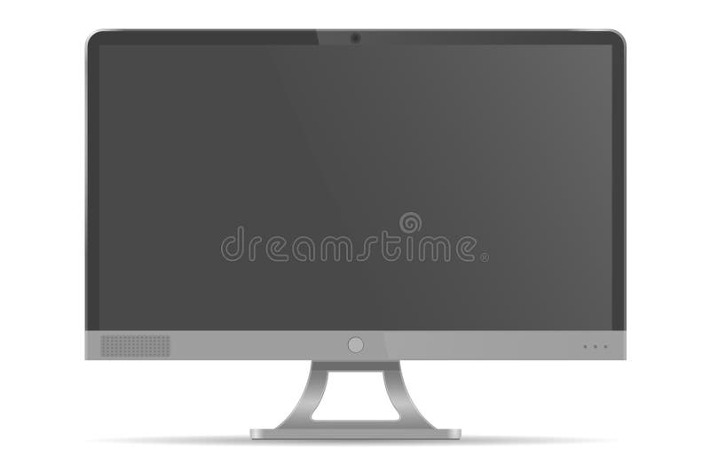 Vector Realistic Blank Computer Screen Stock Vector - Illustration of ... Vector Realistic Blank Computer Screen Stock Vector - Illustration of ...
