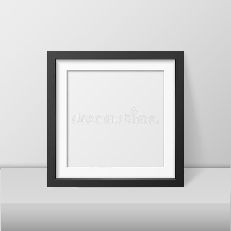Vector Realistic Blank Picture Frame Template Set Isolated. EPS10 Stock ...