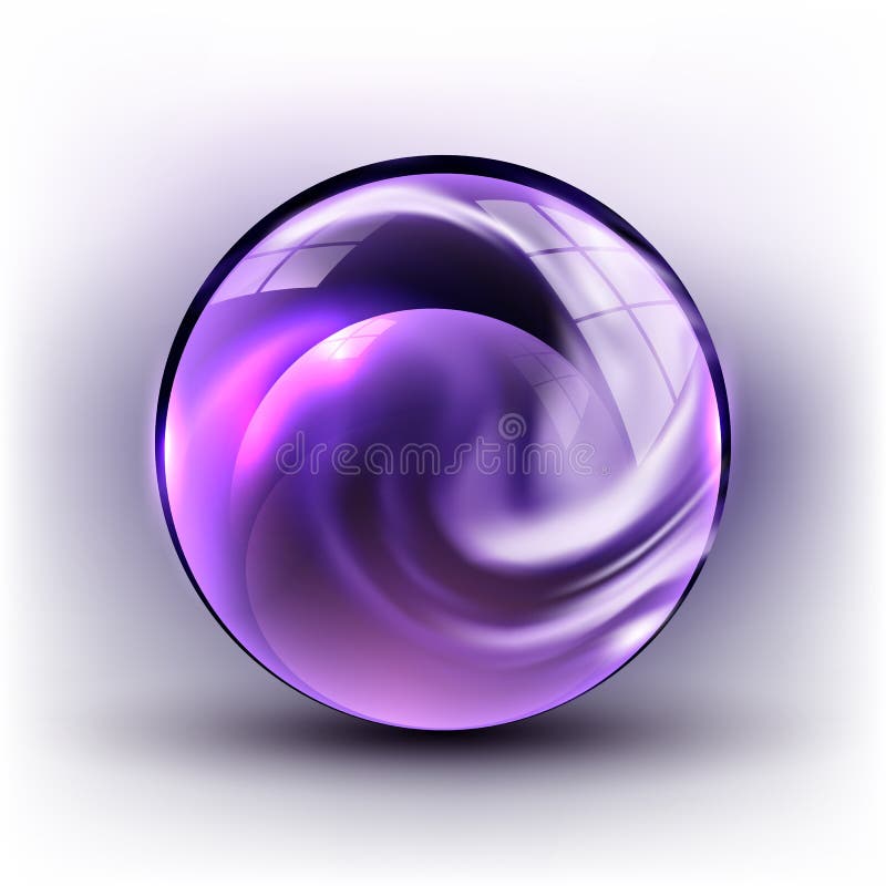 The Vector Realistic 3d Sphere.Vibrant Color Stock Vector ...