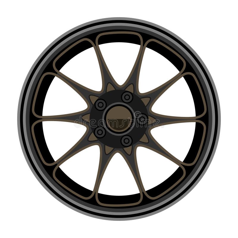 Vector Ilustration Velg Realistic 009 Stock Vector - Illustration of ...