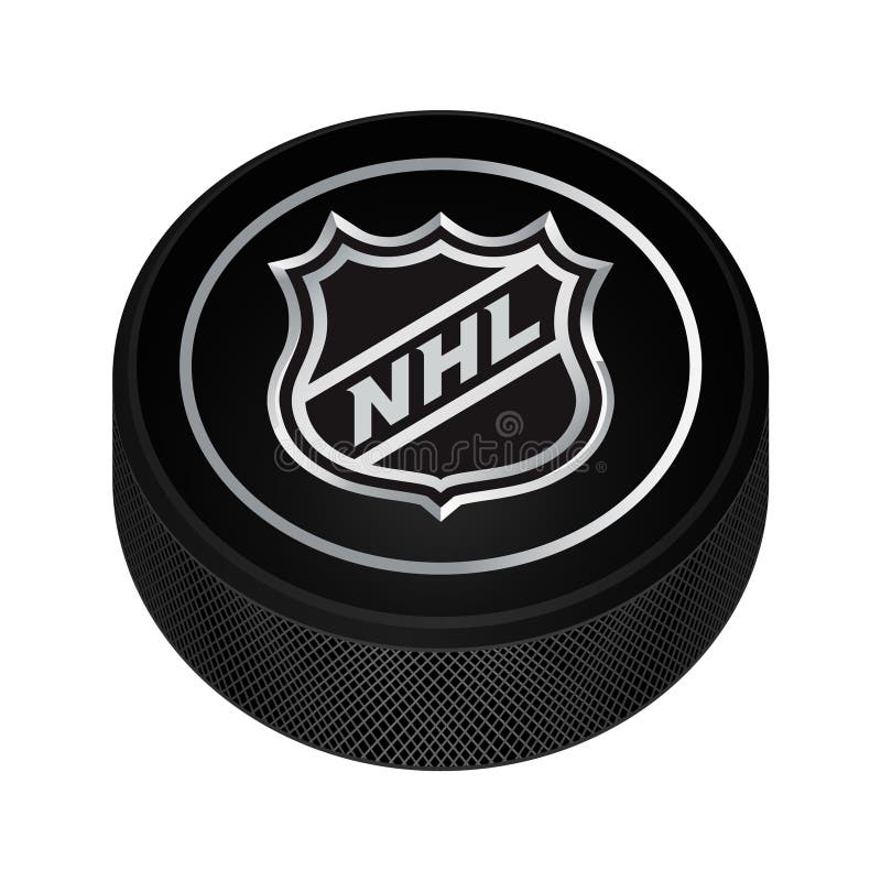 Vector Realistic Hockey Puck with the Logo of the National Hockey ... Vector Realistic Hockey Puck with the Logo of the National Hockey ...
