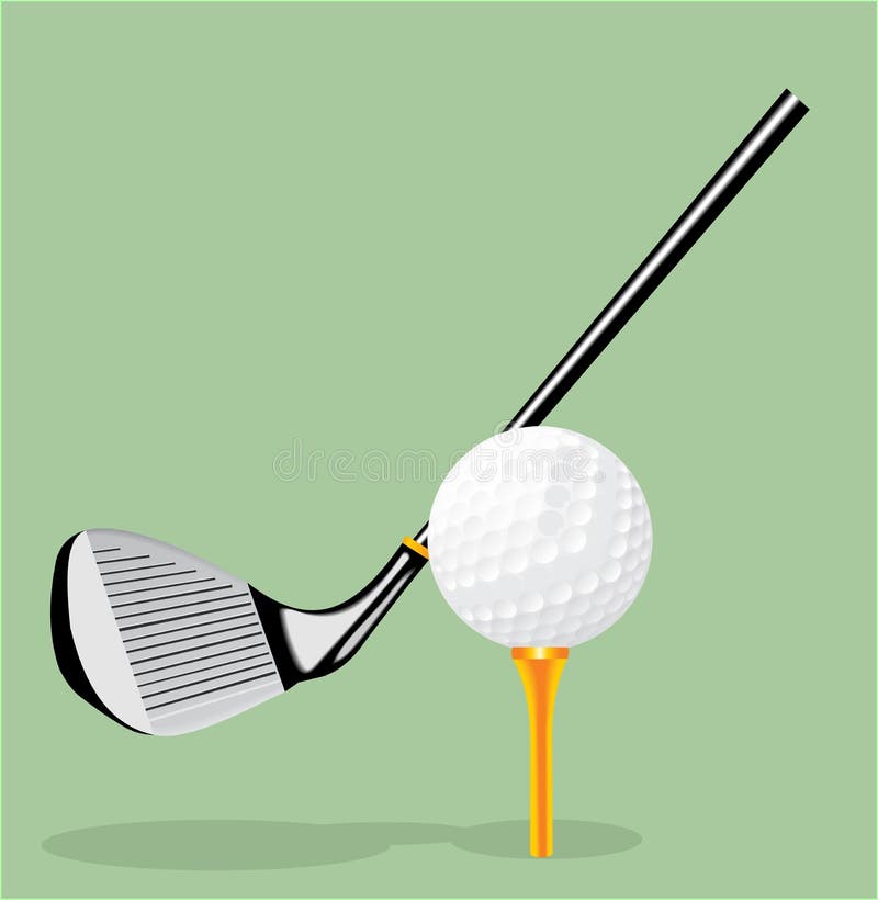 Vector Realistic Illustration. Golf Club and Golf Ball. Golf Putter ... Vector Realistic Illustration. Golf Club and Golf Ball. Golf Putter ...
