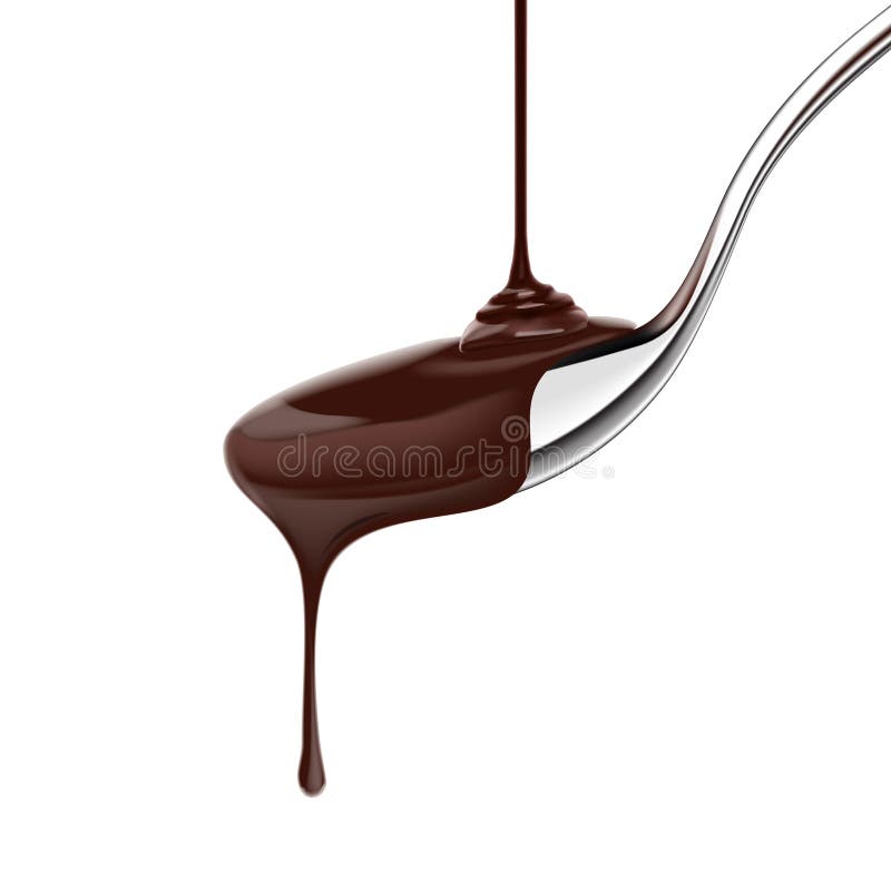 Chocolate Dripping Spoon Stock Illustrations – 30 Chocolate Dripping ...