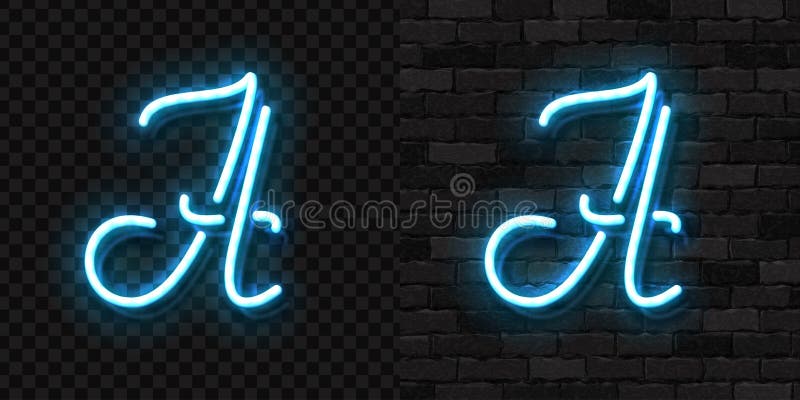 Cursive Neon Sign Stock Illustrations – 444 Cursive Neon Sign Stock ...
