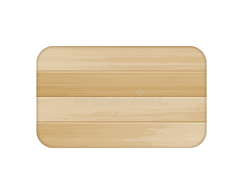 Vector Realistic Light Brown Wooden Rectangle Plaque. Wood Texture ...