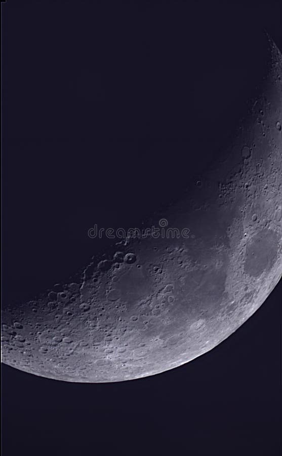 Vector Realistic Moon in the Dark Sky. Stock Image - Image of cosmos, astro: 360160373