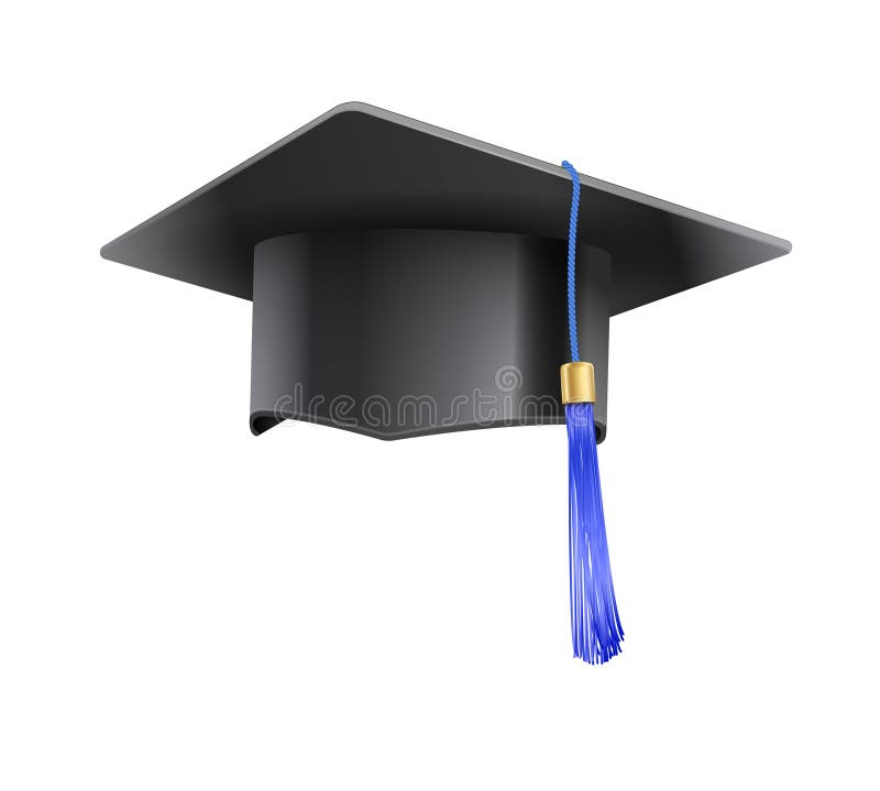 Vector Realistic Mortar Hat. Philosopher Student Graduation Cap with ...