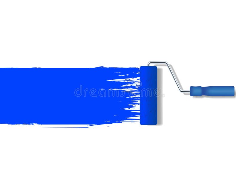 Vector Realistic Paint Roller Stock Vector - Illustration of design ...