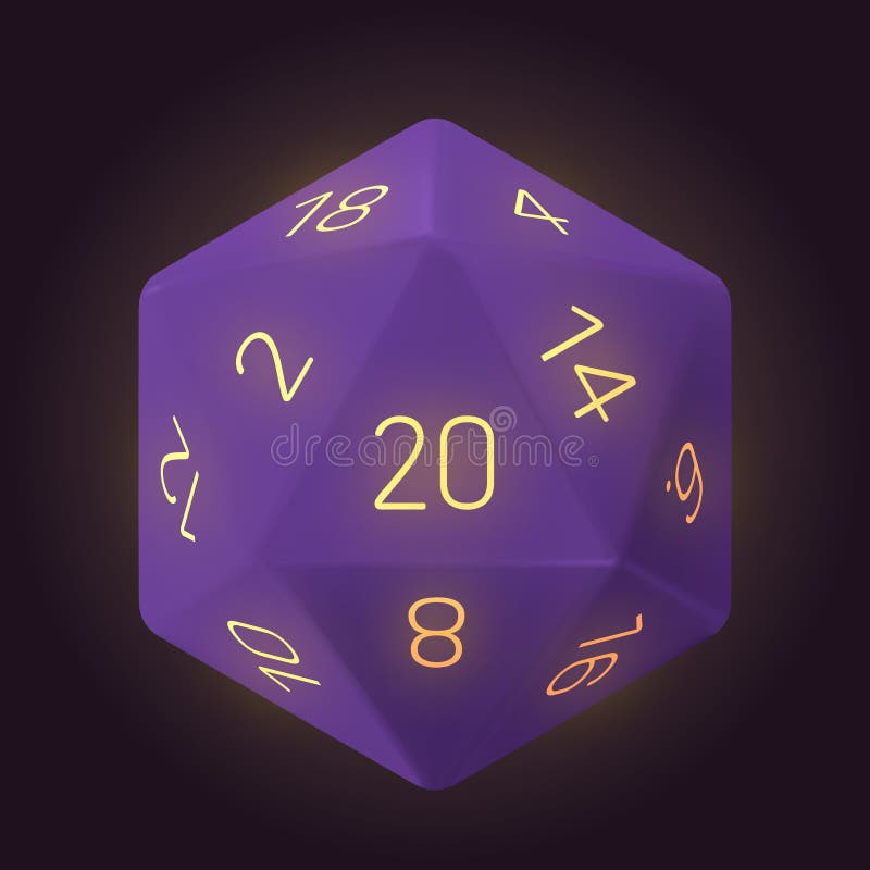 D20 Dice Clipart 2