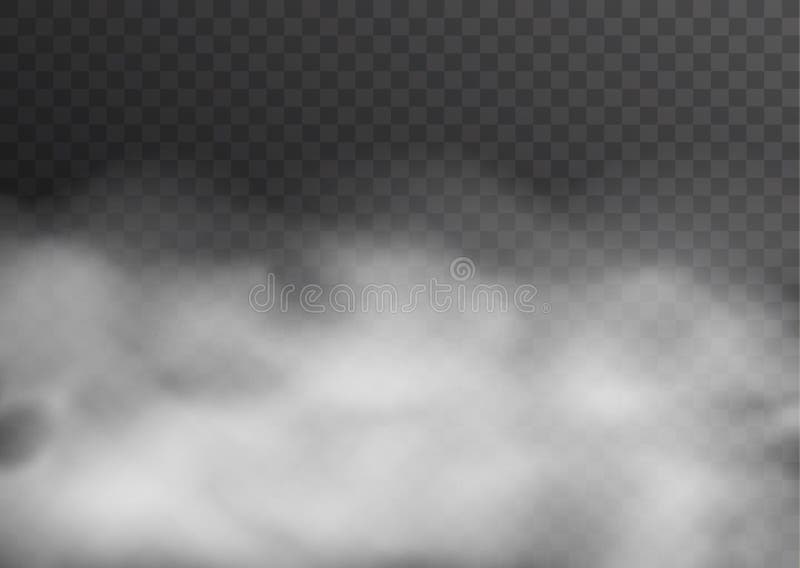 Vector Realistic Smoke, Fog Or Mist Transparent Effect Isolated On Dark ... Vector Realistic Smoke, Fog Or Mist Transparent Effect Isolated On Dark ...