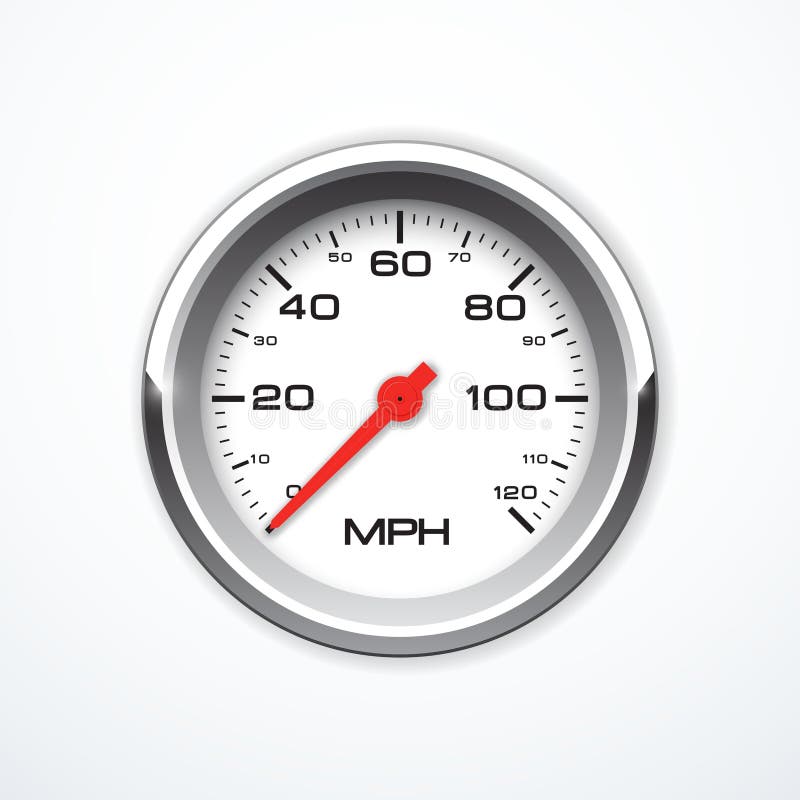 Vector Car Speedometer Dial with Skull Symbol. High Speed Concept Stock ...