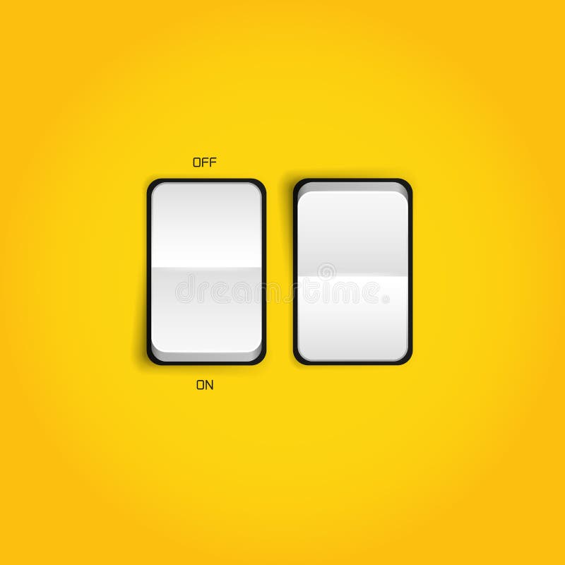 Vector Realistic Switch Set Stock Vector - Illustration of application ...
