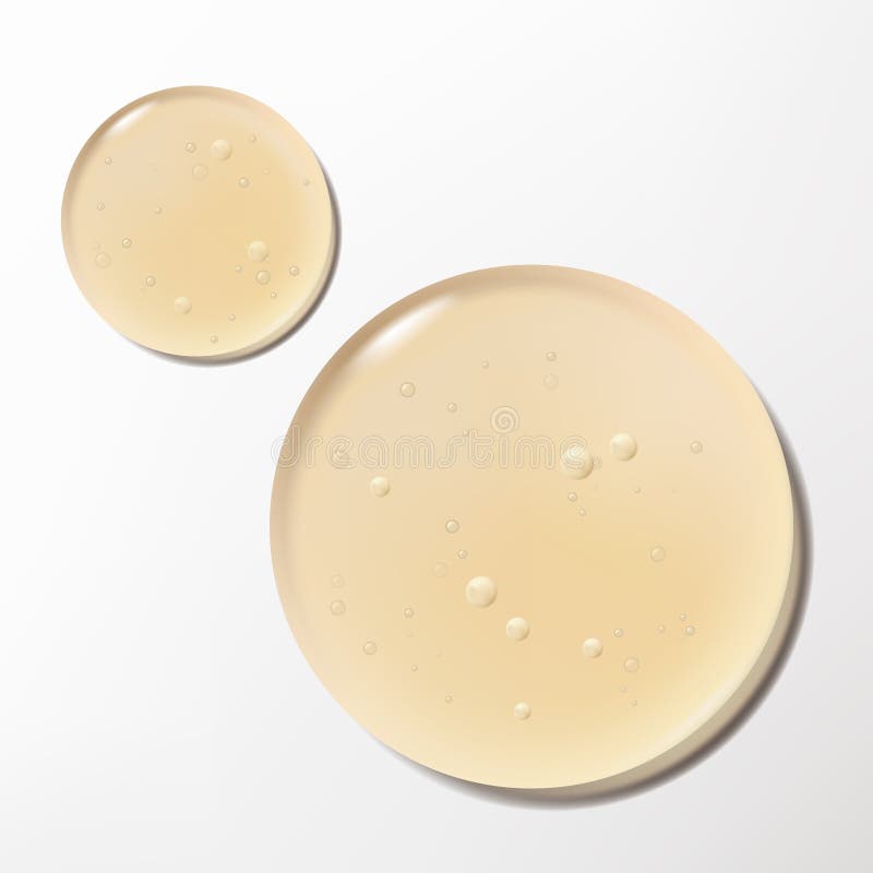 Realistic Water Drops or Beauty and Cosmetics Clear Gel Element 3D ...