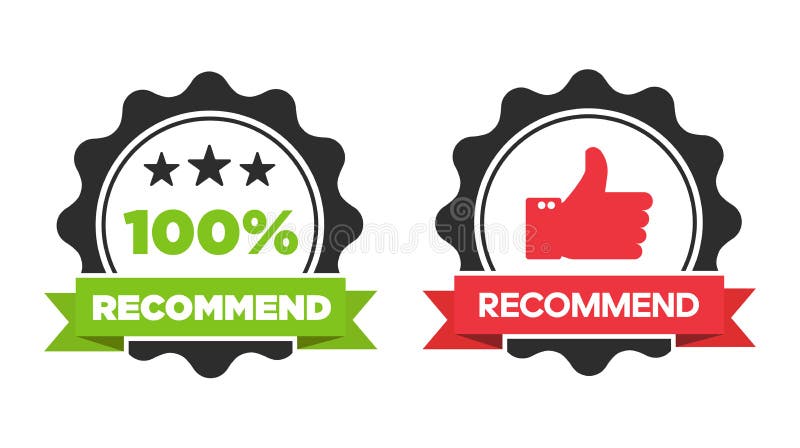 Recommendation Sticker Stock Illustrations – 1,245 Recommendation ...