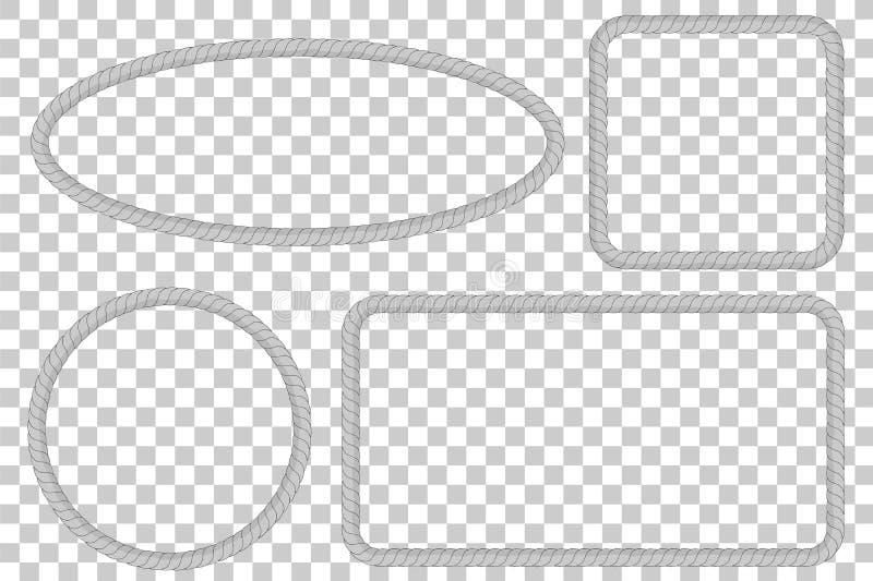 Rectangle Rope Border Clipart