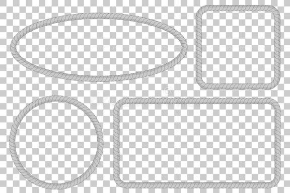 Oval Shape Rope Border Stock Illustrations – 375 Oval Shape Rope Border ...