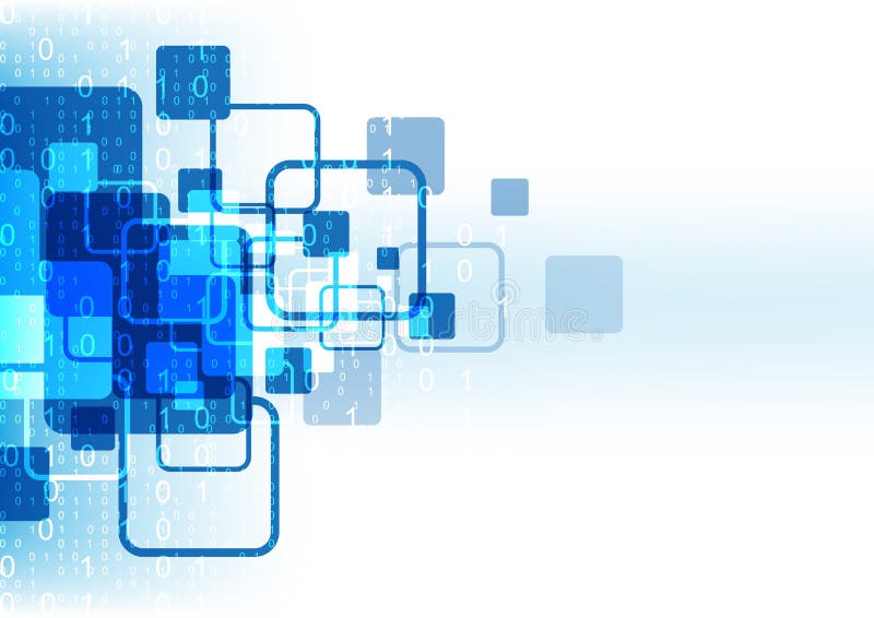 Vector Rectangle Technology Computer Abstract Digital Background Stock ...